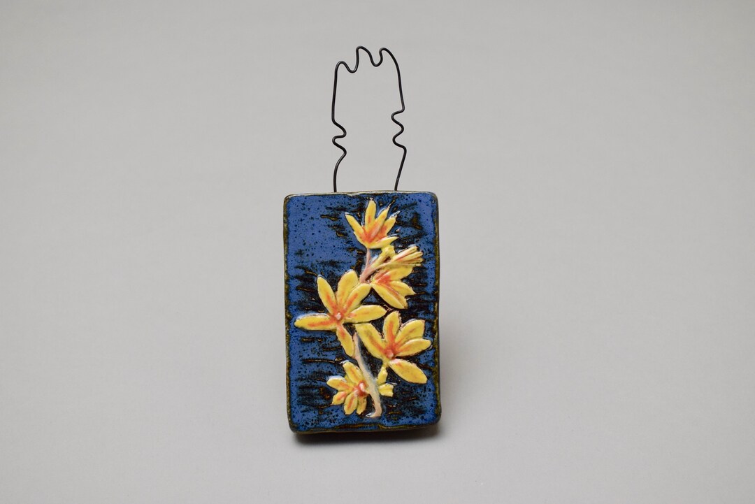 Beautiful Lupine Leaves Hanging Tile - Etsy