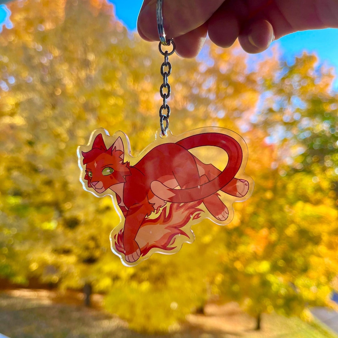 Fire and Scourge Warriors Keychains - Etsy