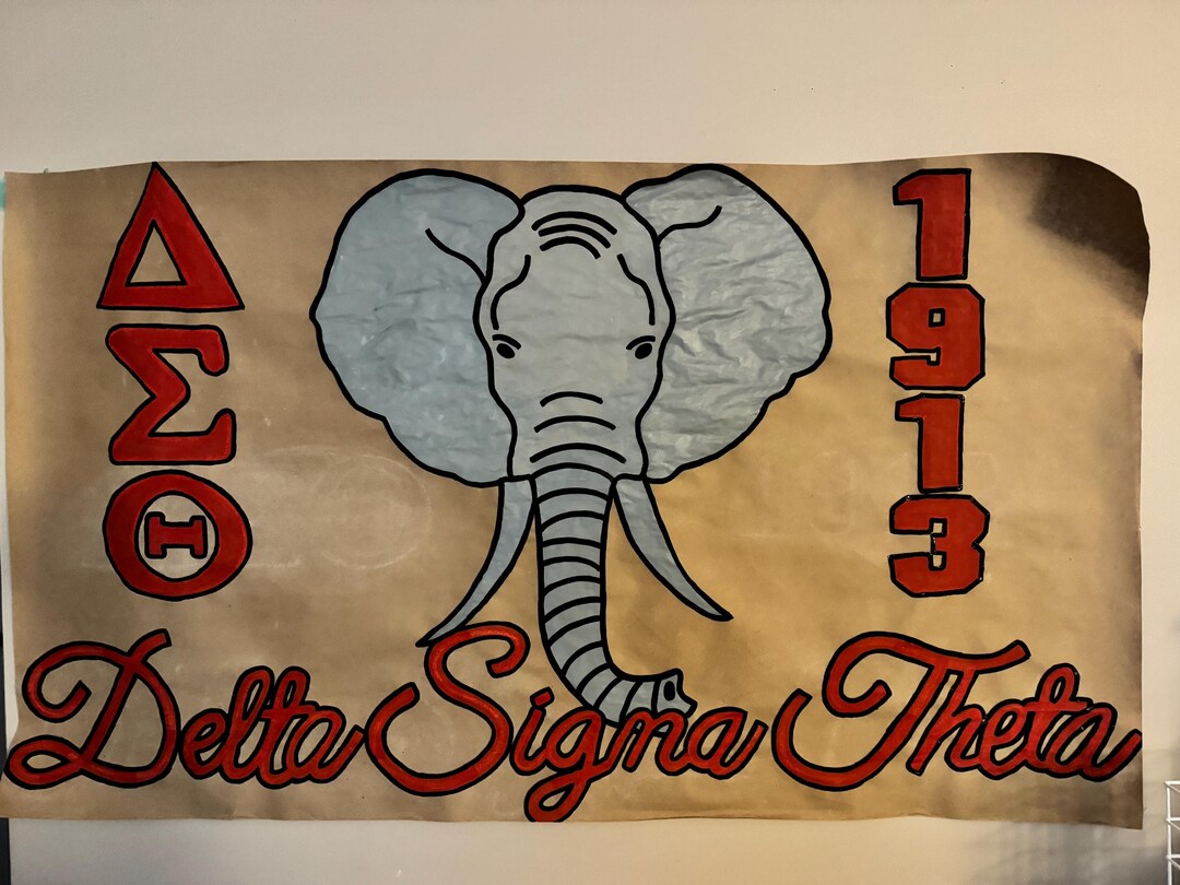 Sorority Banner, Delta Sigma Theta, Delta Sigma Theta Banner, Sorority ...