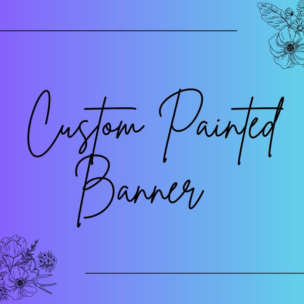 Painted Brown Paper Signs - Etsy