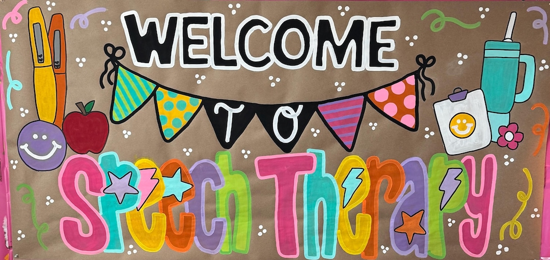 Hand-painted Welcome Banner, Classroom Decor - Etsy