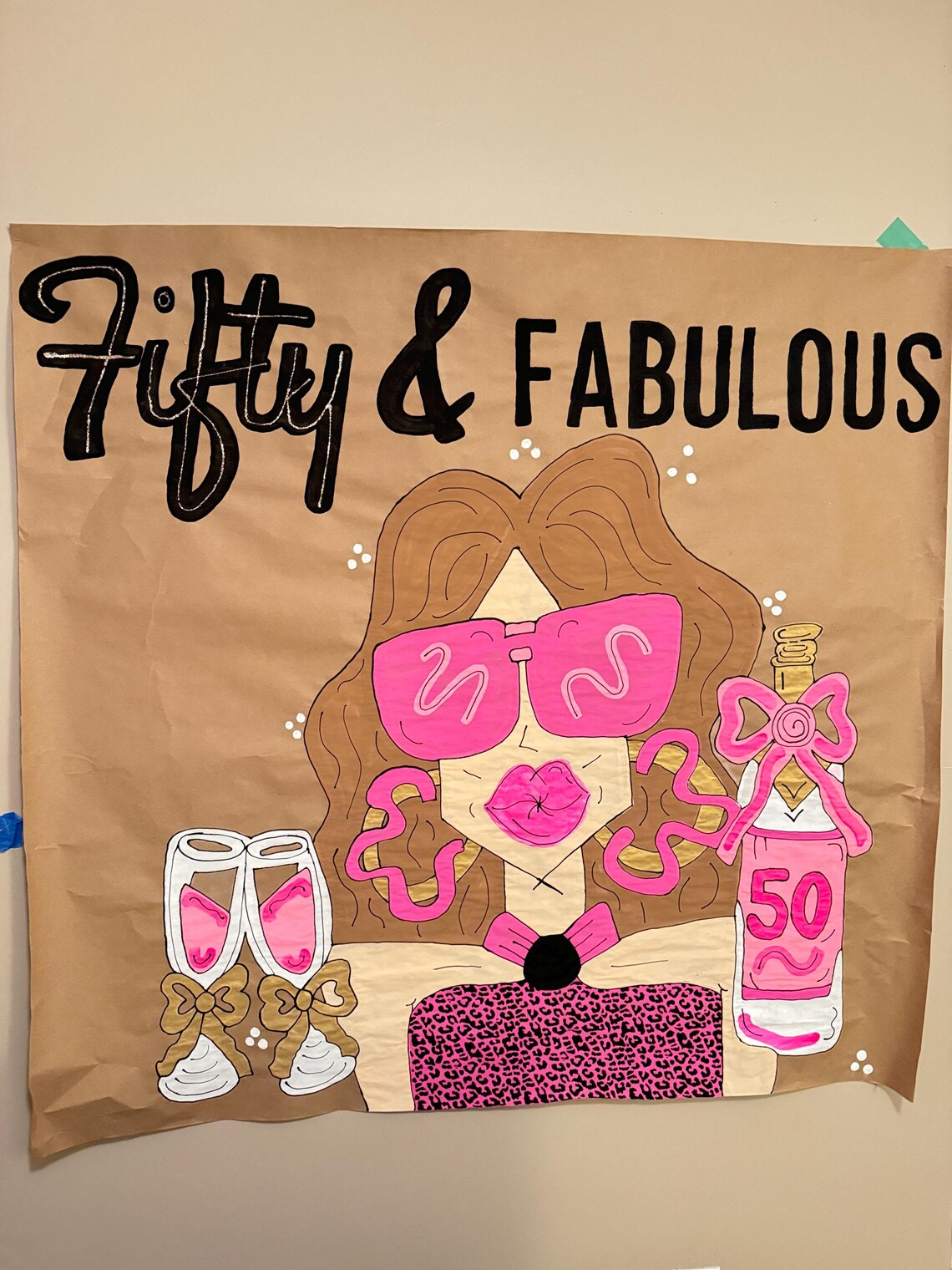Custom Party Banner, Hand Painted Banner, Graduation Banner, Birthday ...
