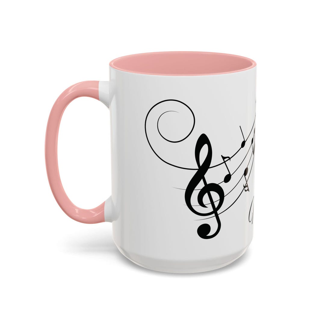 Personalized Music Note Coffee Mug, Perfect Gift for Musicians, Music ...