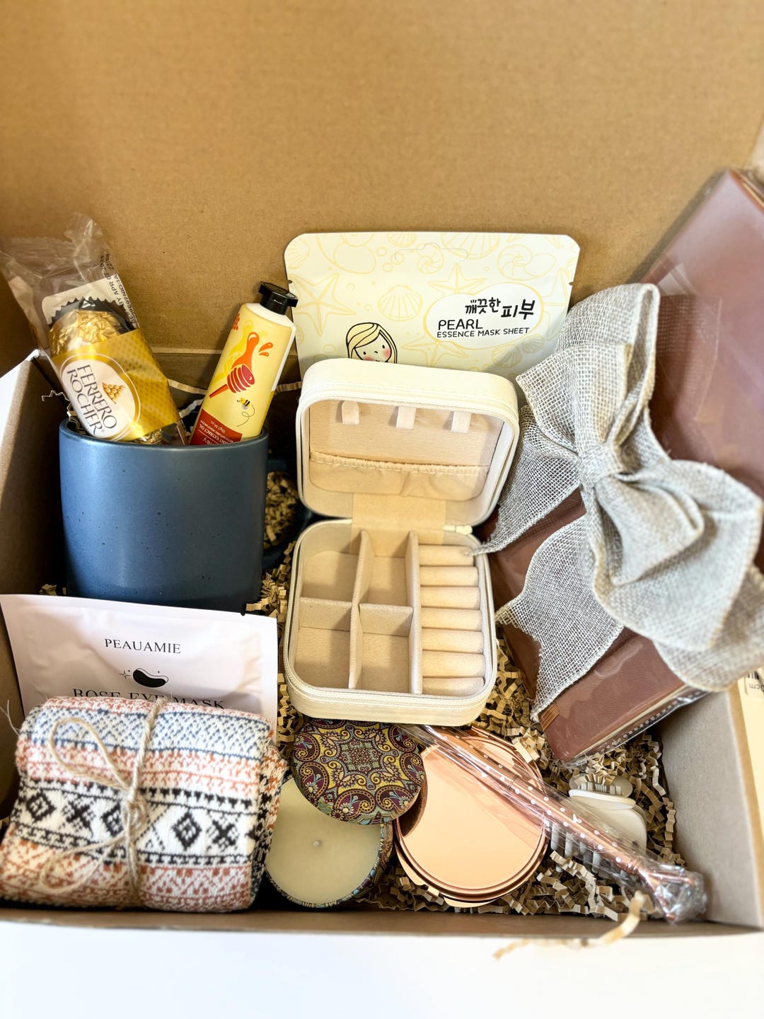 Sending a Hug Gift Box Birthday Gift Basket for Her Women Self Care ...