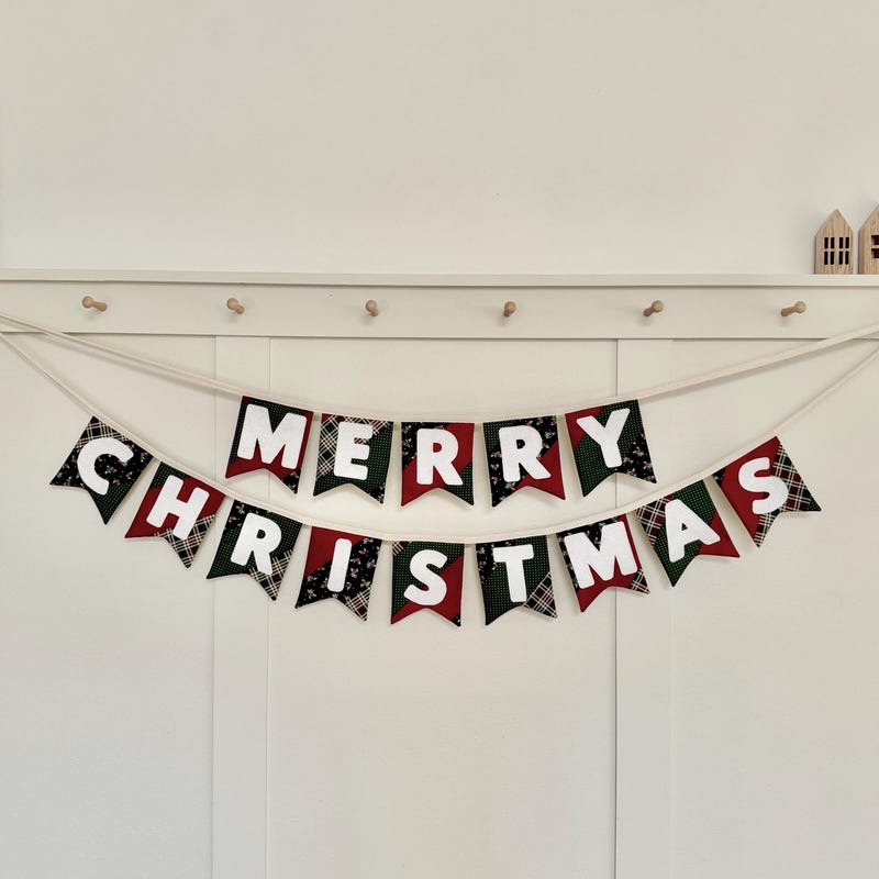 Christmas Bunting - Etsy