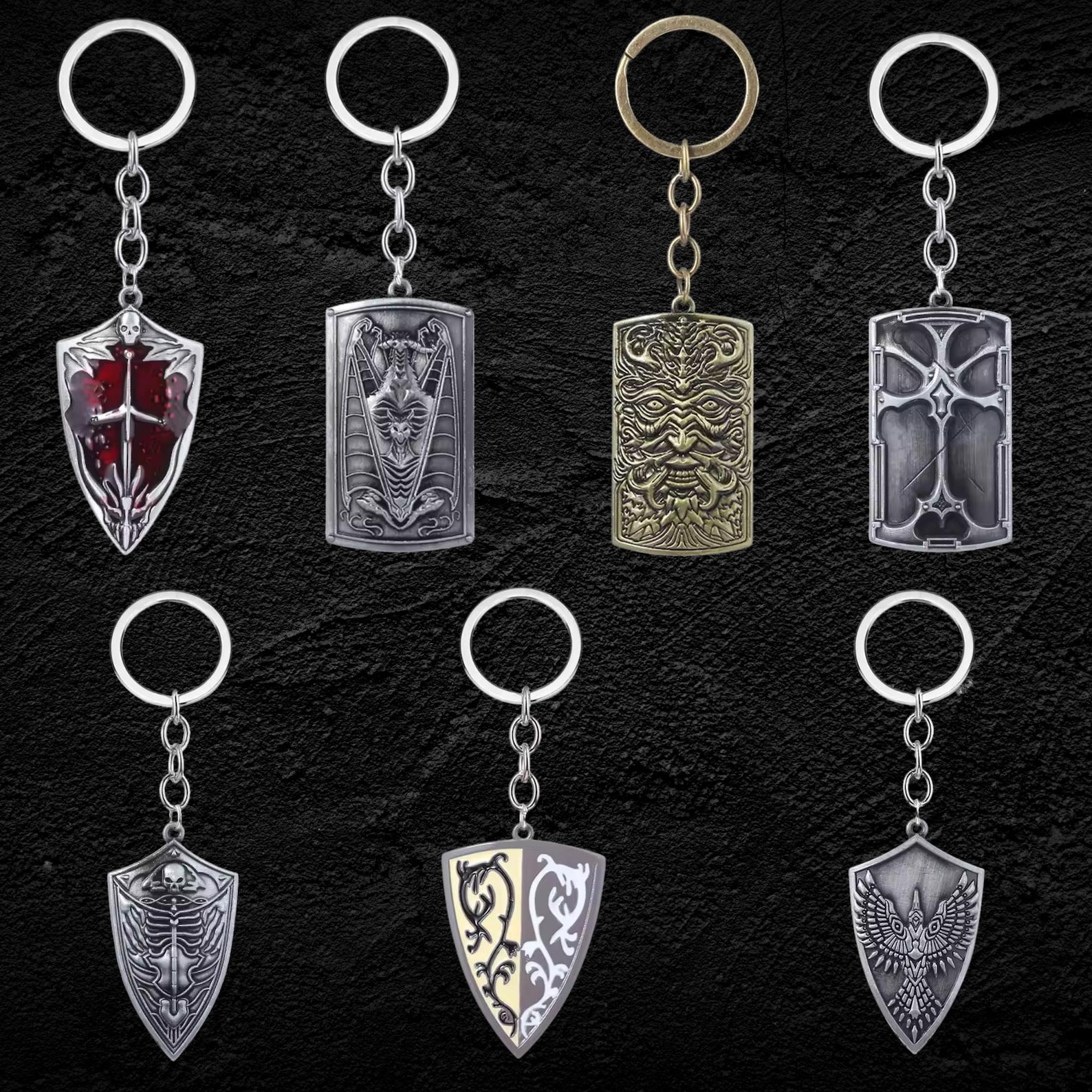Dark Souls 3 Inspired Keychain, Gift for Him, Gaming Fan Jewelry, Dark ...