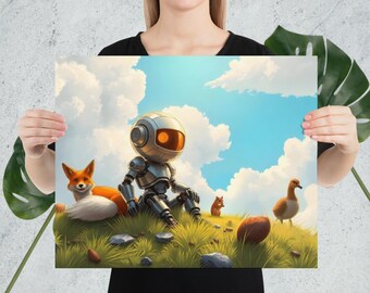 Read Aloud Poster THE WILD ROBOT Book Activity Peter Brown Digital ...