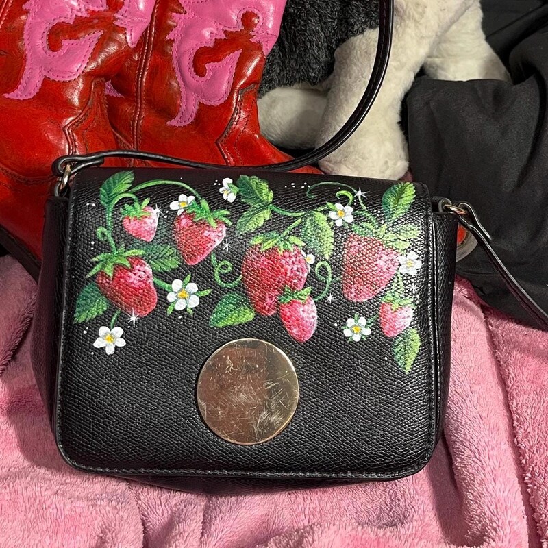 Hand Painted Purse - Etsy