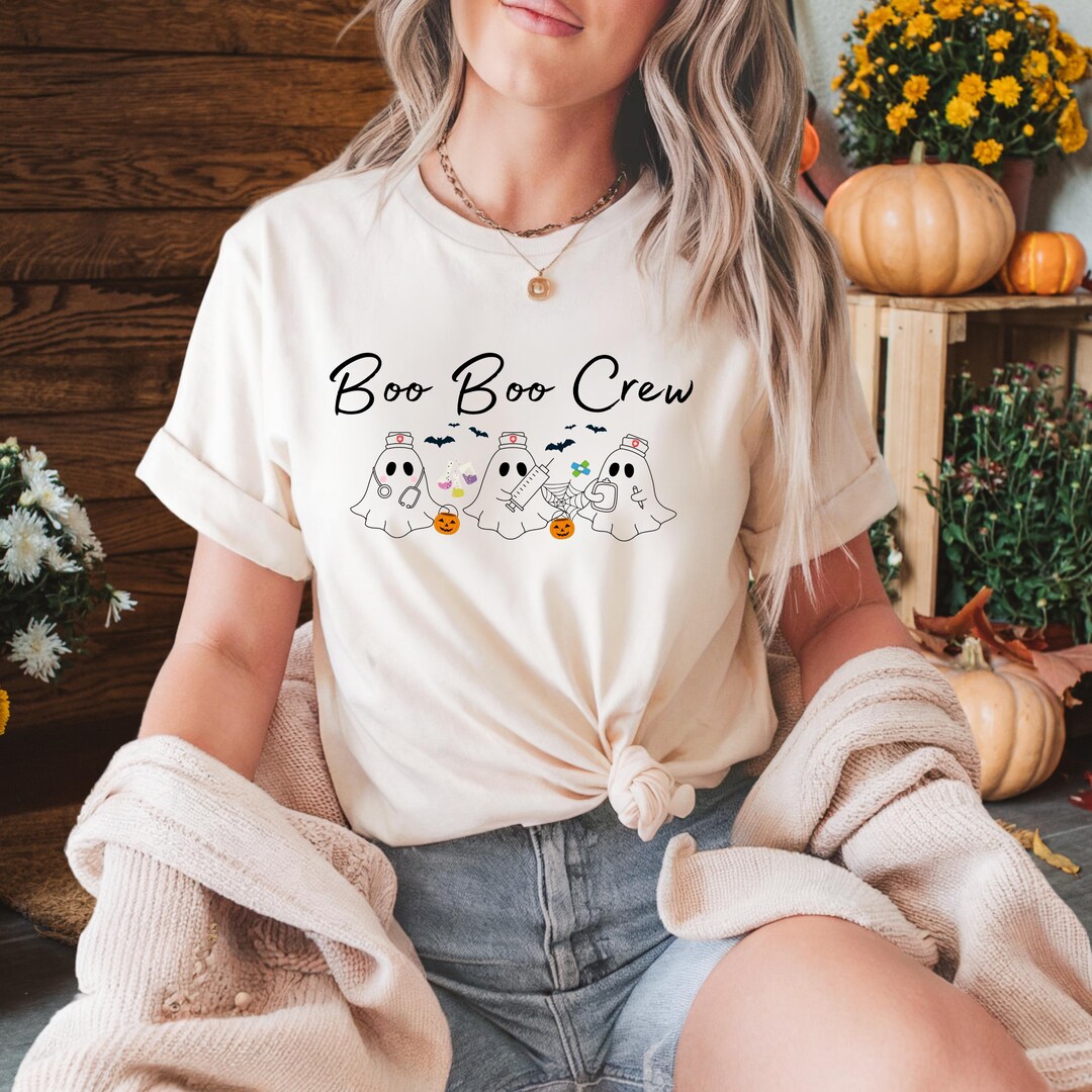 Medical Ghost Boo Boo Crew Tee, for Nurses, Doctors & Medical ...