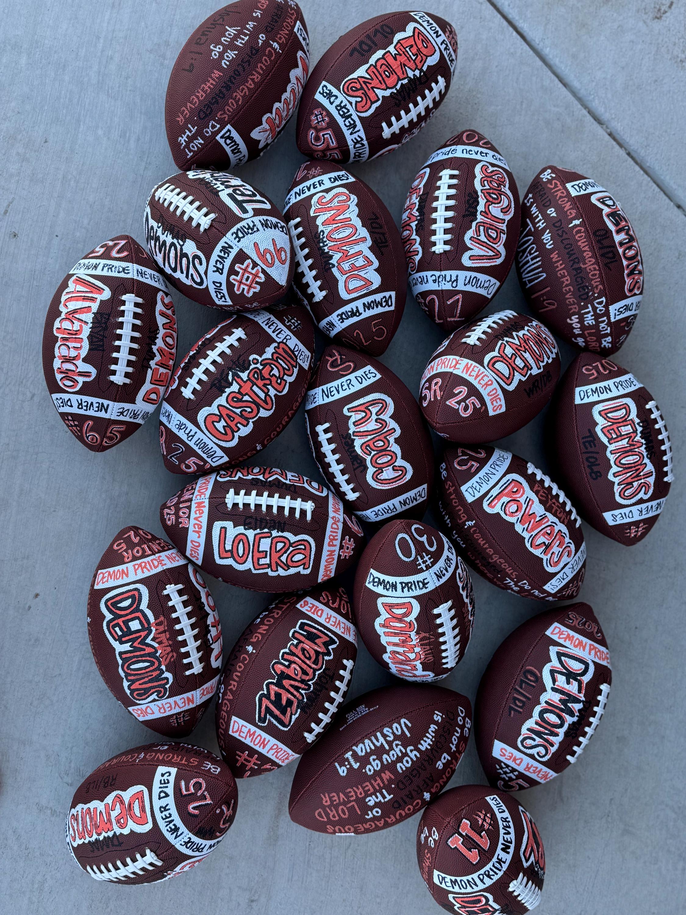 Custom Painted Footballs - Etsy