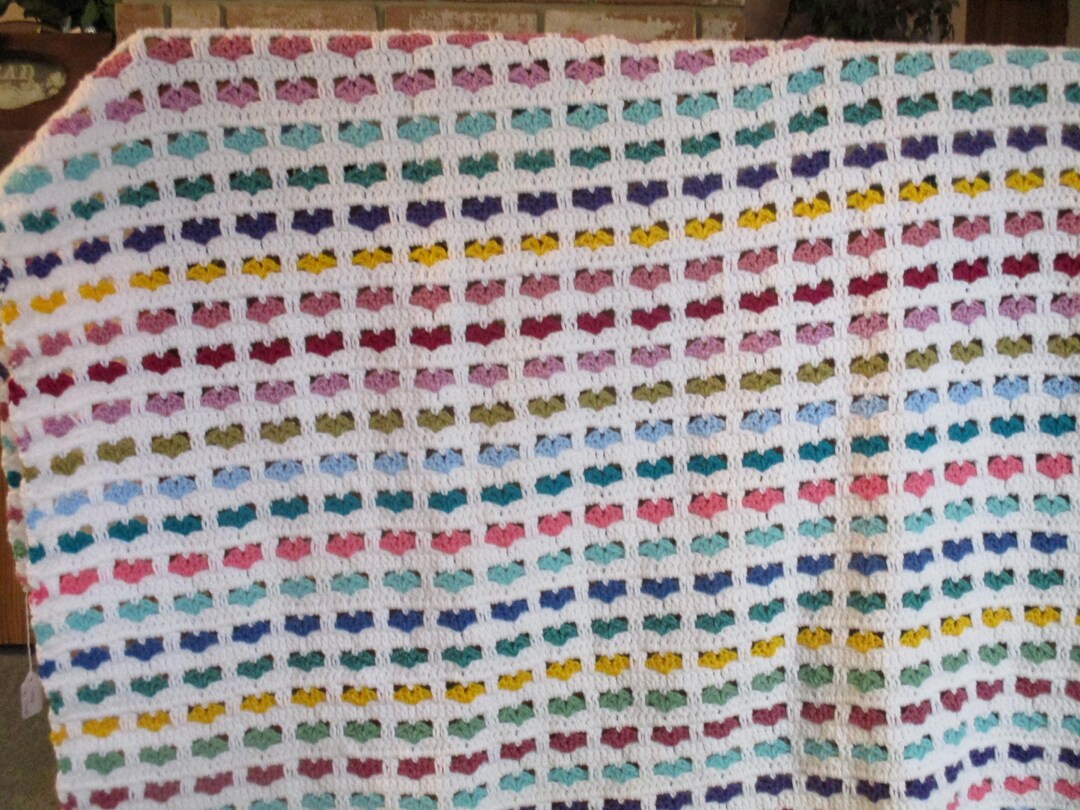 Magnificent Candy Colored Afghan - Etsy