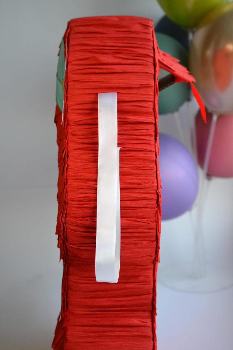 Mermaid Piñata – Handmade Cardboard Party Piñata + Stick, 20 White ...