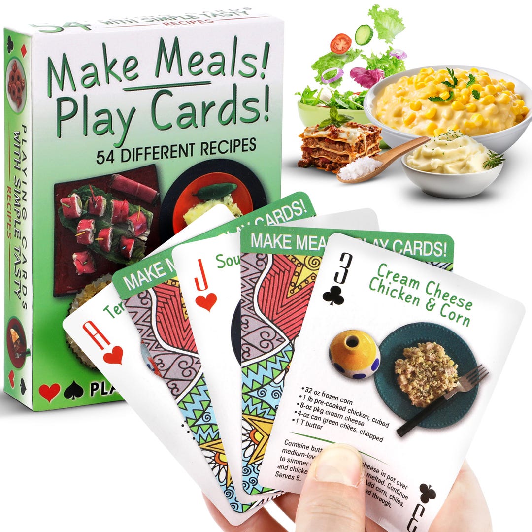 Recipe Playing Cards: 54 Simple Meal Ideas - Etsy