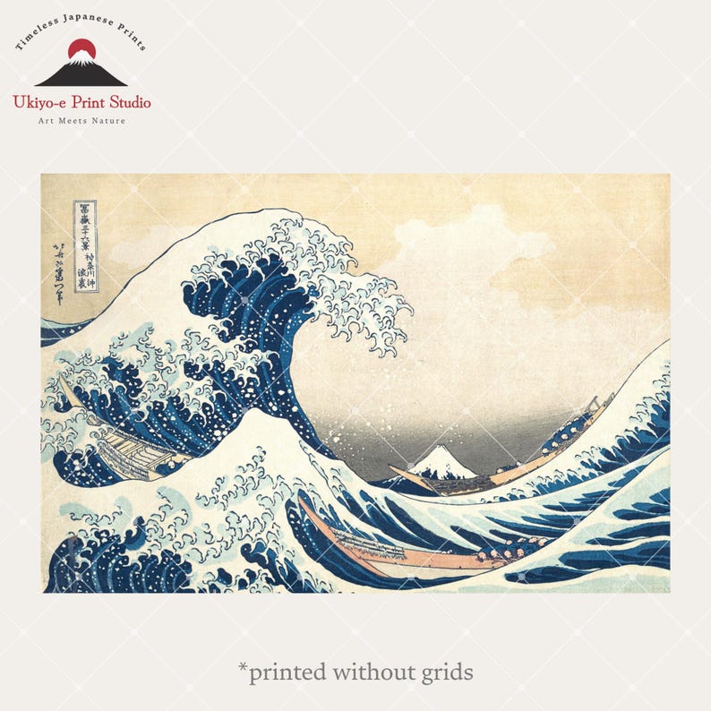 Great Wave Print – Japanese Woodblock Ocean Art, Coastal Decor - Etsy