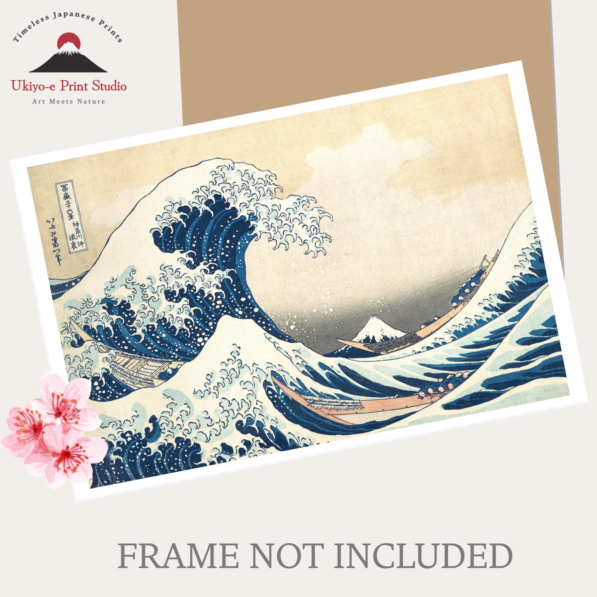 Great Wave Print – Japanese Woodblock Ocean Art, Coastal Decor - Etsy