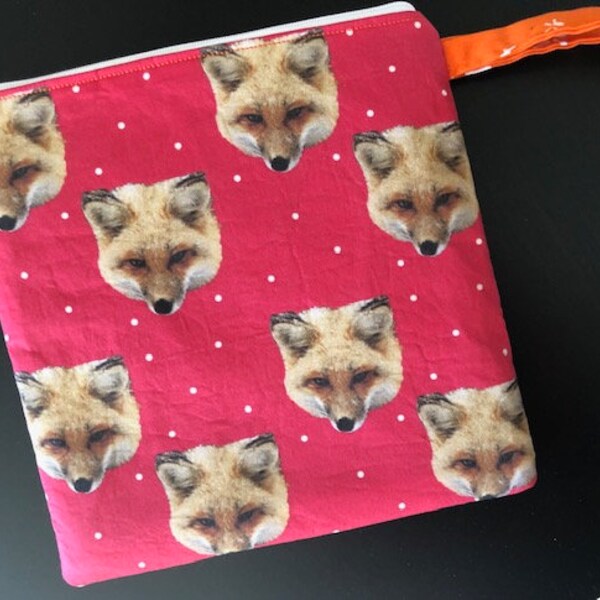 Fox Zipper Pouch - Etsy