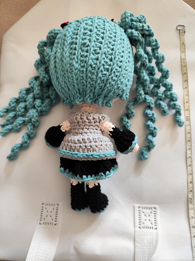 Crochet Miku ,handmade Mikoo Amigurumi Plush - Etsy