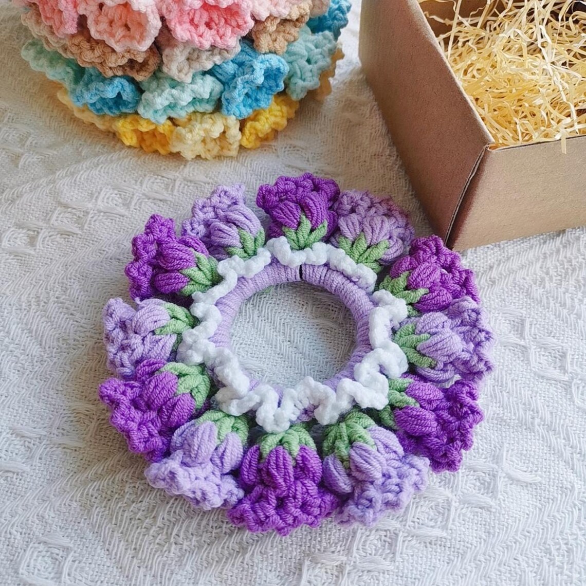 Crochet Flowers Hair Bands Flowers Hairband，elegant Lily of the Valley ...