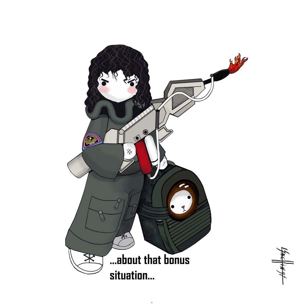 NEW POSTER ripley and Jonesy 12 X 12 - Etsy