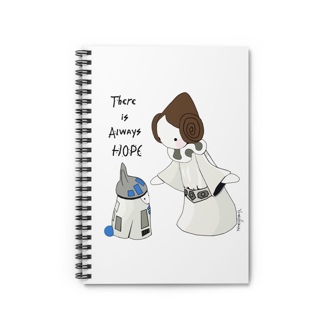 Star Wars Poppet (and Bibbit) - Spiral Notebook - Ruled Line - Etsy