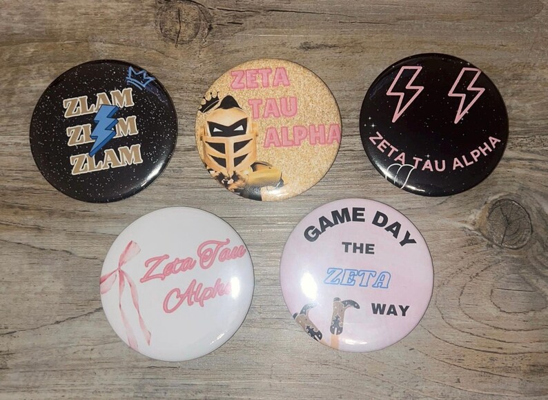 UCF Zeta Tau Alpha Game Day Buttons - Etsy