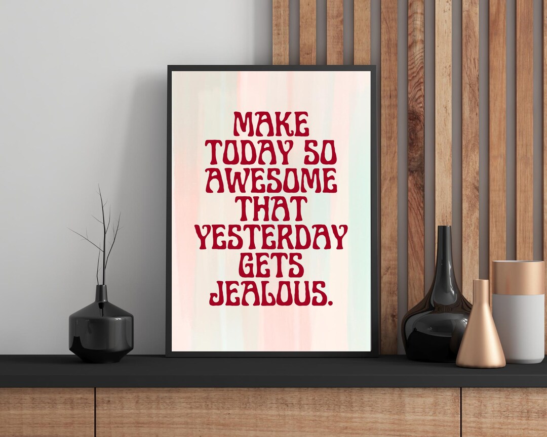 Inspirational Quotes Wall Art, Digital Print, Motivational Quote ...