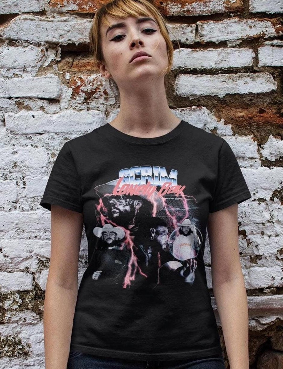 Suicideboys Scrim Wetto Lonely Boy Retro Chrome G59 Grey Day Unisex Heavy Cotton Tee - Etsy