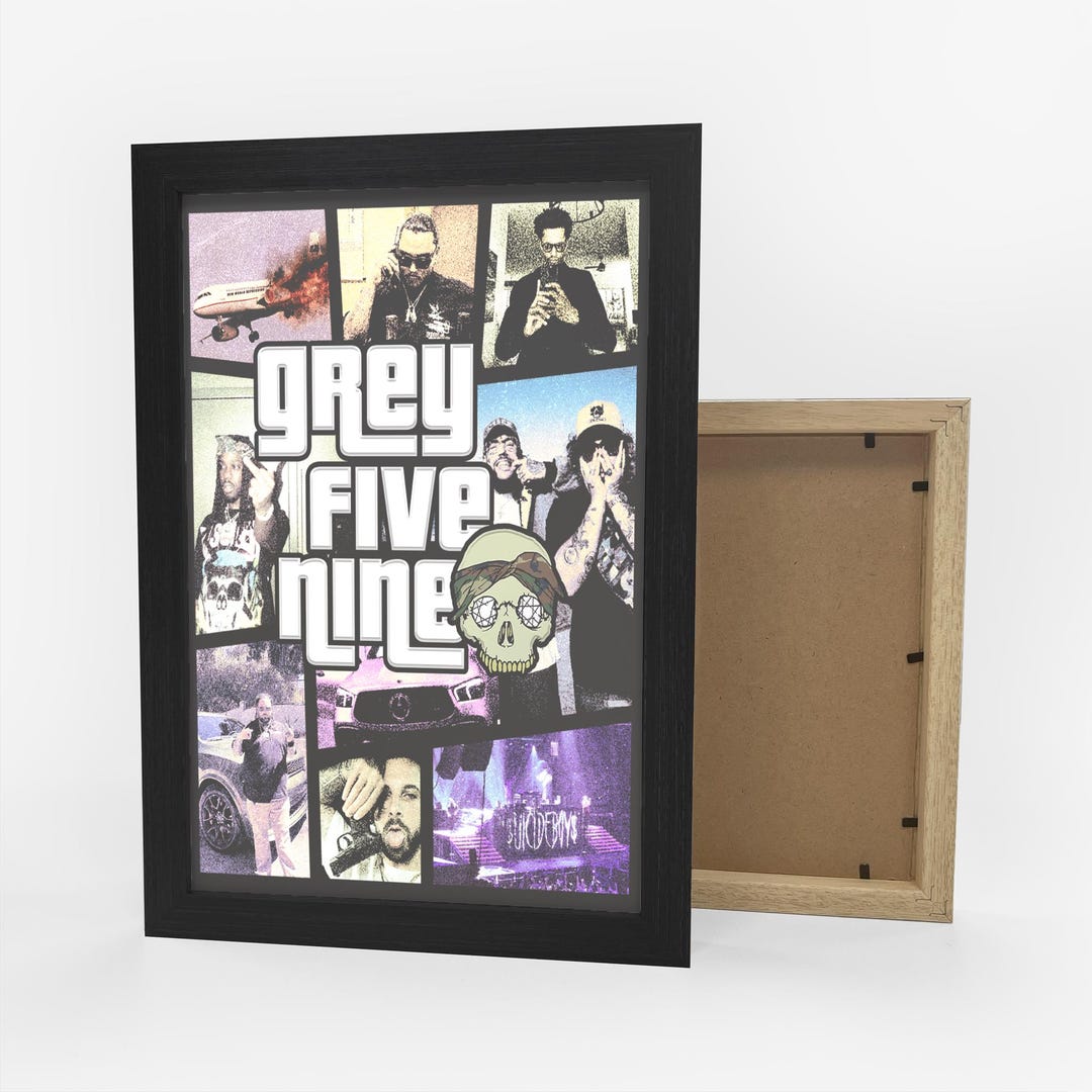 Suicideboys GTA Style Custom Print Hip Hop Wall Art Custom Album Cover ...
