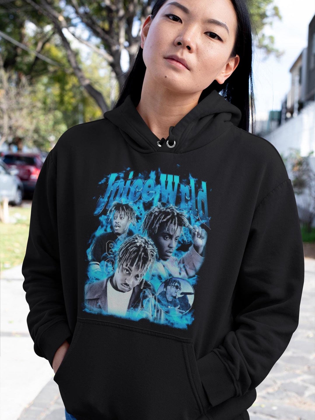 Juice WRLD Premium Hoodie - Hip Hop Hoodies - Casual Streetwear Hoodie ...