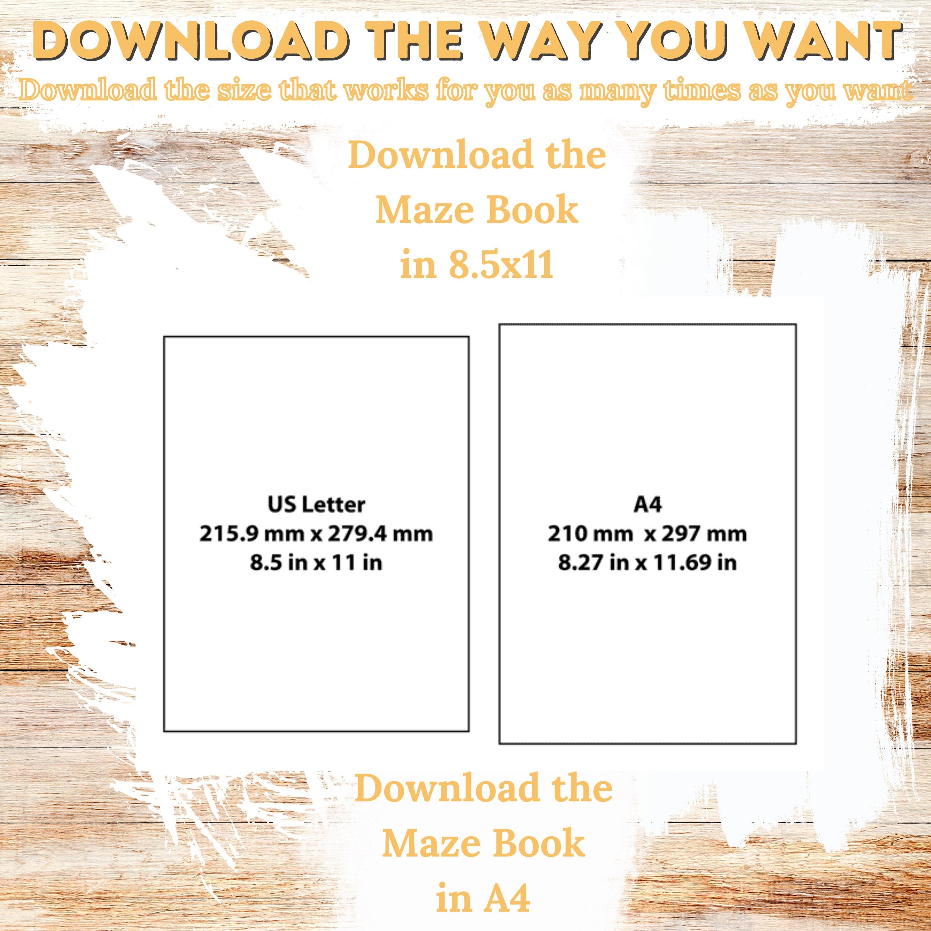 Mazes for Kids Ages 4-6: 110 Engaging Maze Puzzles, Digital ...