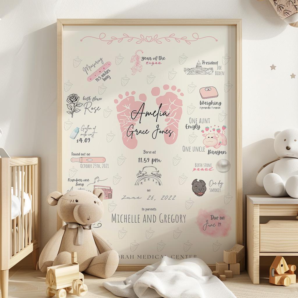 Baby, Keepsake, Nursery Decor, Baby Boy, Baby Girl, Baby Shower, Gift ...
