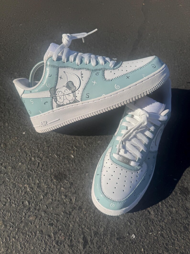 Kaws Custom Air Force 1 - Etsy