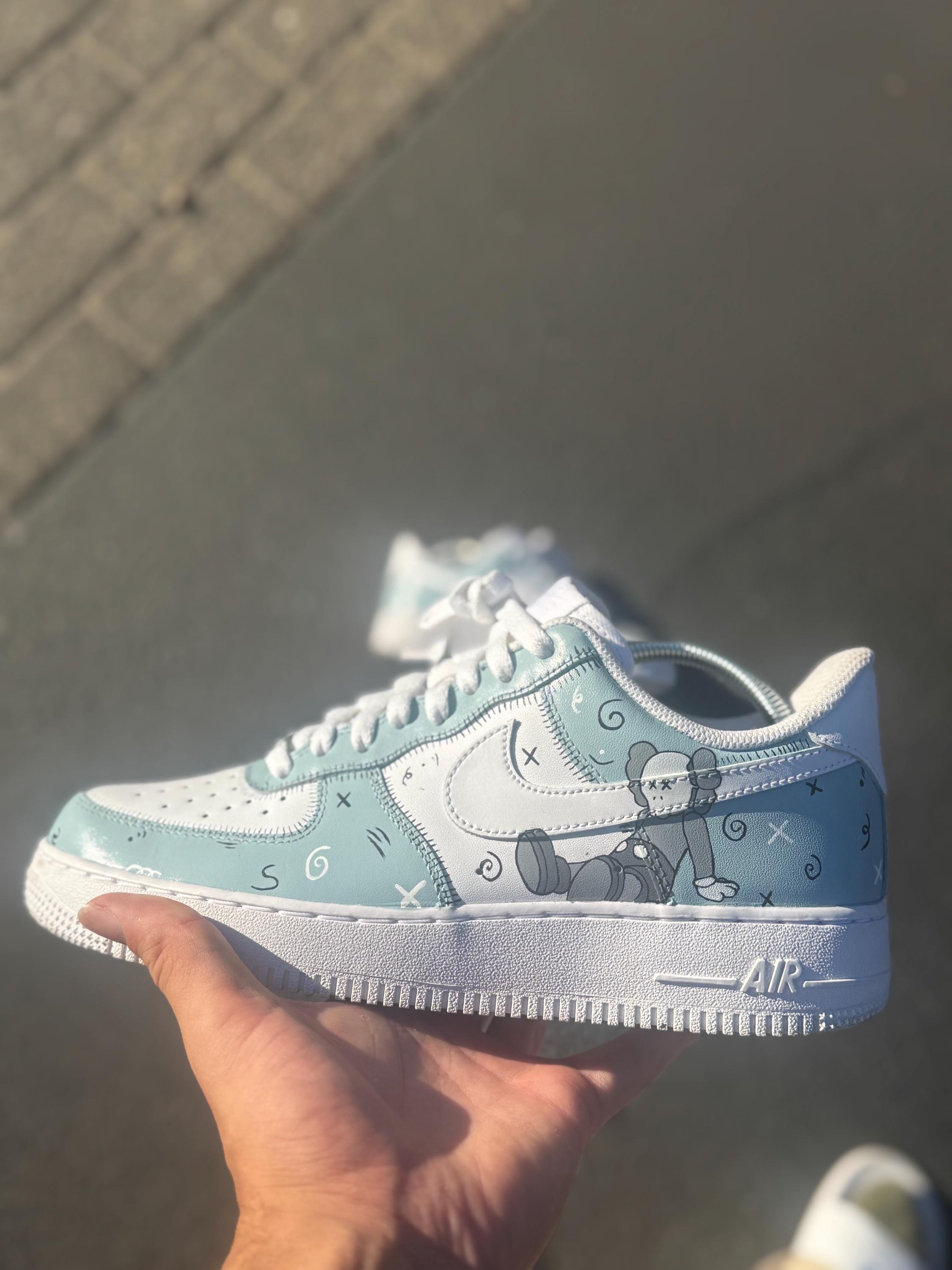 Kaws Custom Air Force 1 - Etsy