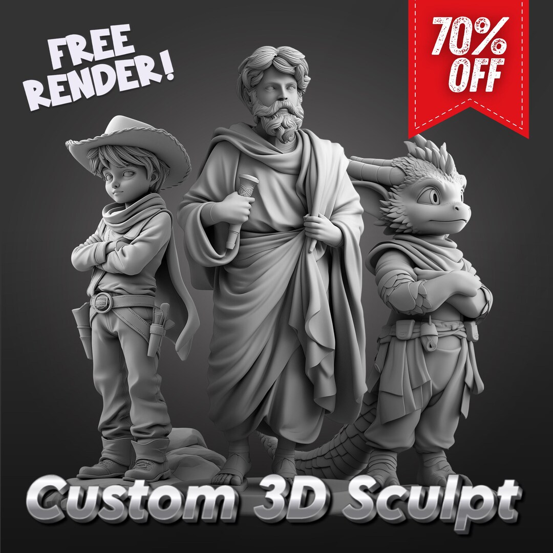 Custom 3D Model for 3D Printing, Dnd Model for Stl 3D Printing and ...