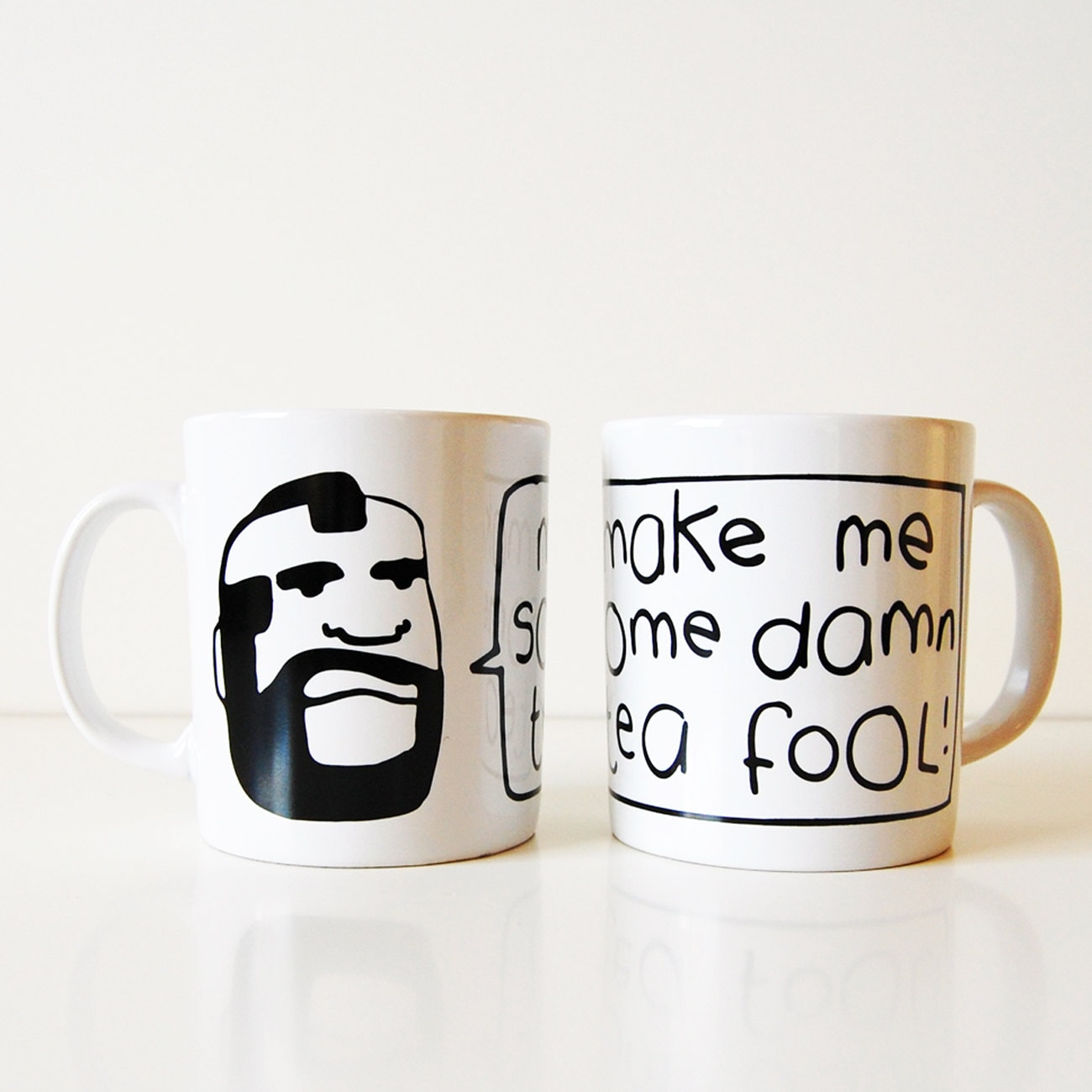 Mr Tea Doodled Mug - Etsy