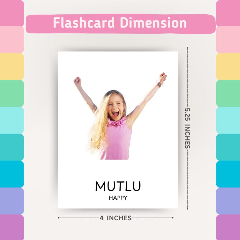 Tarjetas didácticas de emociones en turco e inglés, tarjetas didácticas ...