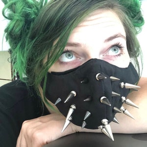 Metal Spiked 'face Mace' Mask - Etsy