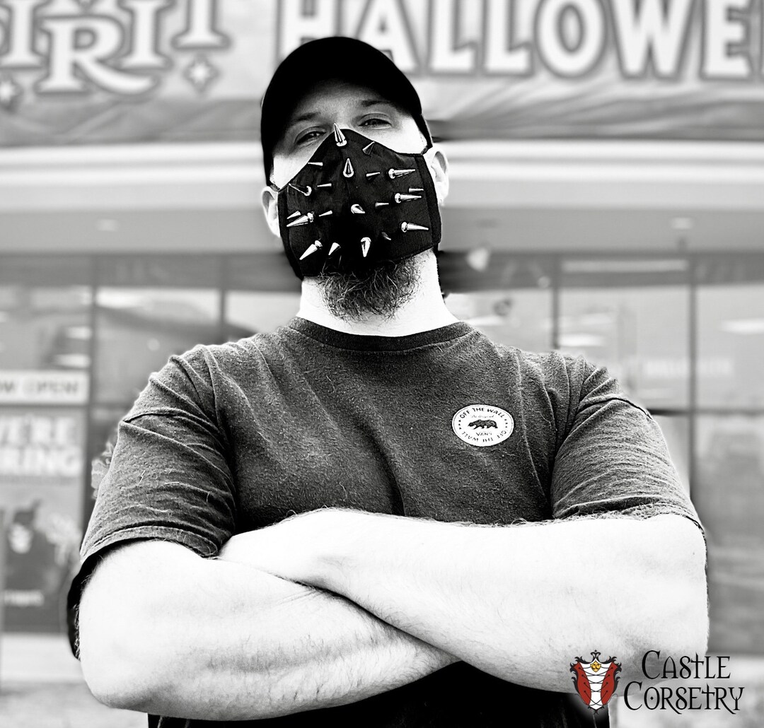 Metal Spiked 'face Mace' Mask - Etsy