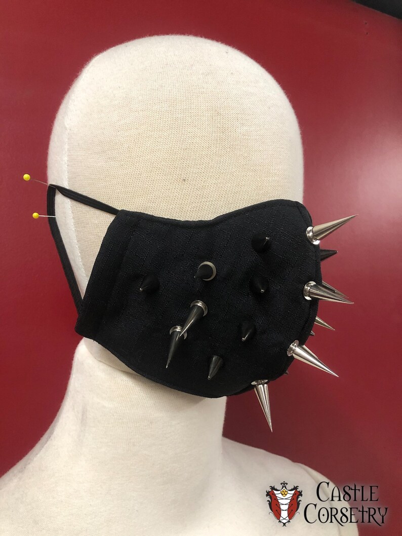 Metal Spiked 'Face Mace' Mask | Etsy