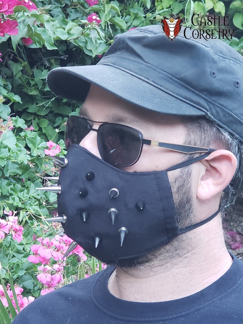 Metal Spiked 'Face Mace' Mask | Etsy