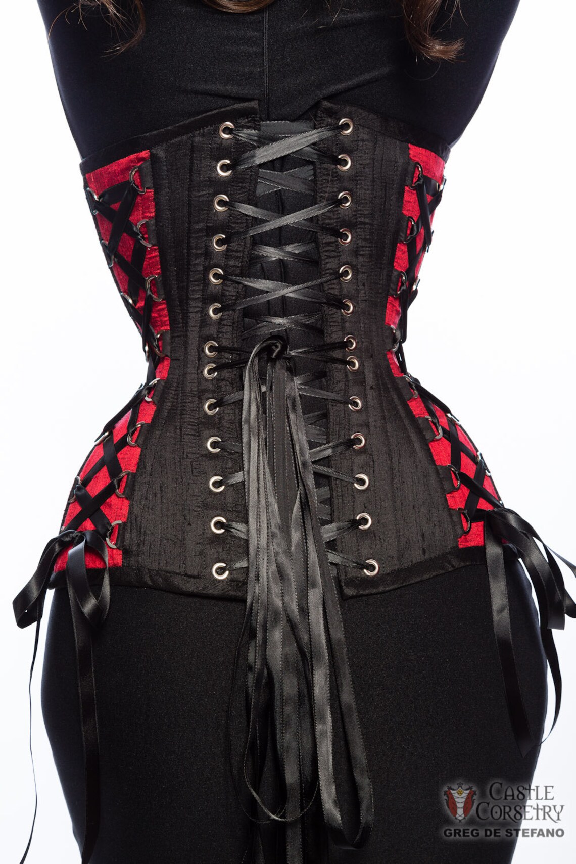 Vampy Long Line Corset - Etsy