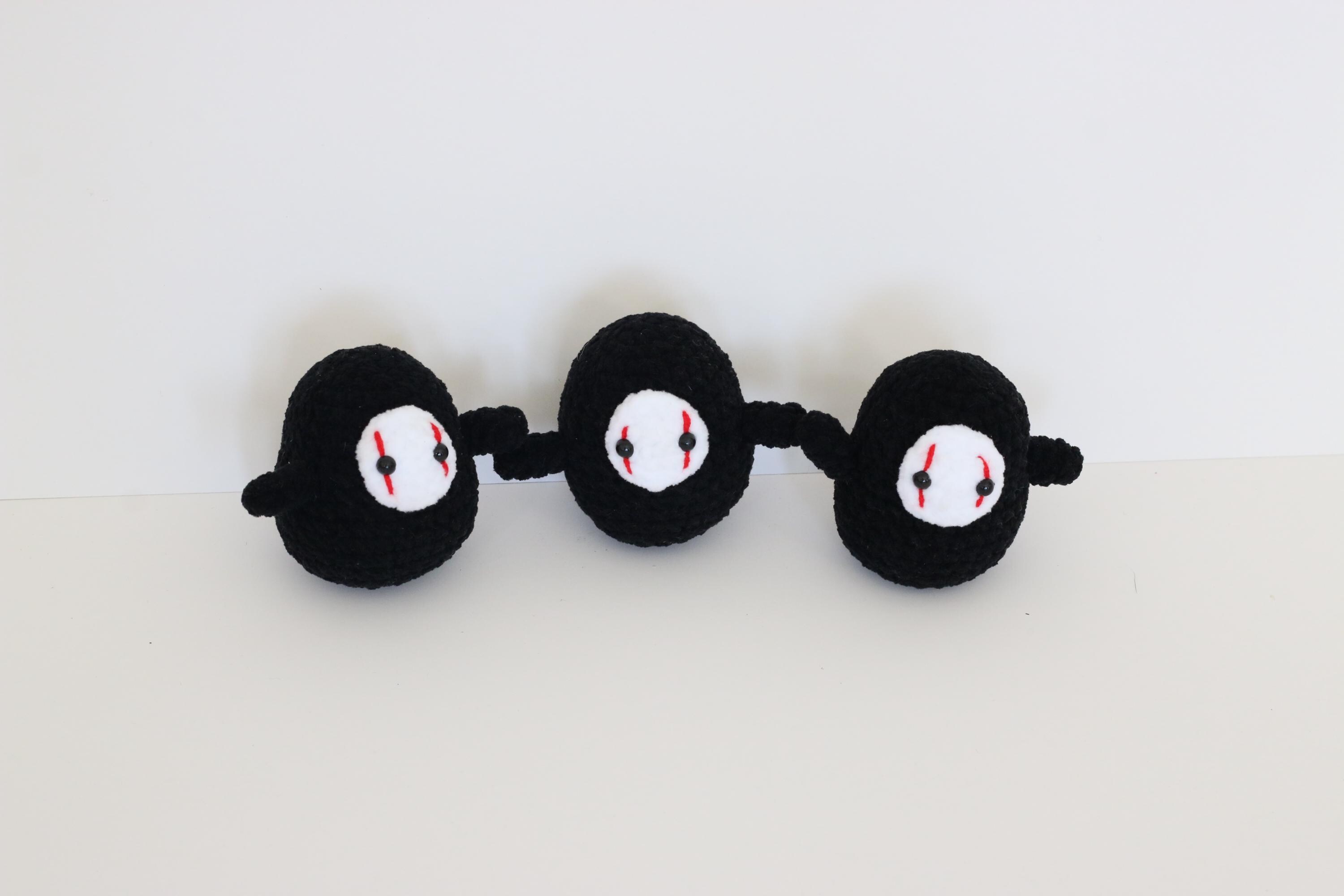 Spirited Away No Face Crochet, Kaonashi, Ghibli Studio, Handmade ...