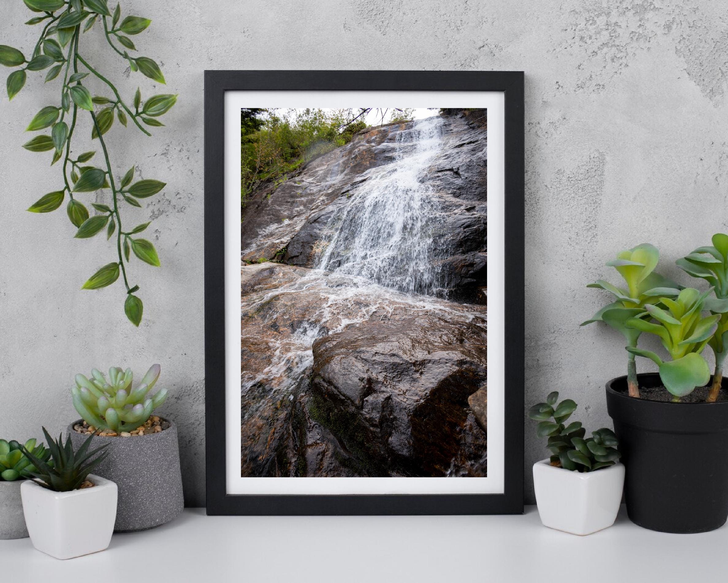 Waterfall | Photography Digital Download for Print or Wallpaper - Etsy