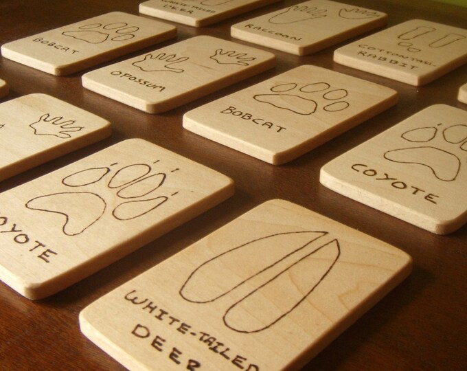 Animal Track ID Memory Game Set Free Shipping - Etsy