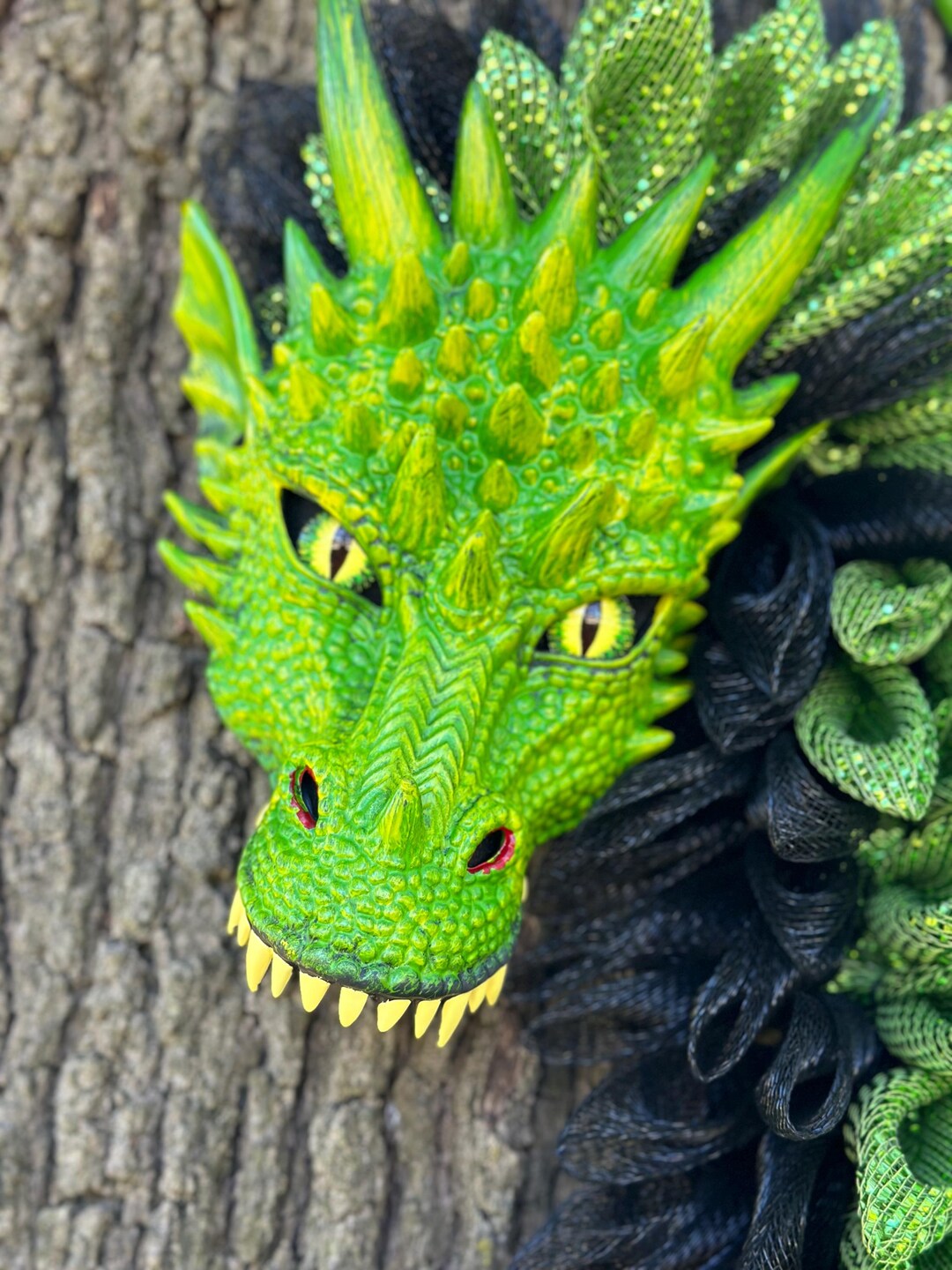 Dragon Wreath, Dragon Door Hanger, Dragon Wall Art, Dragon, Dragons ...