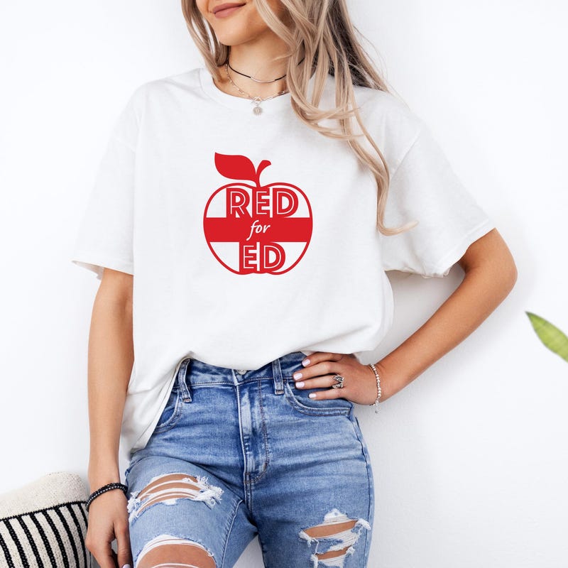 Red for Ed Tshirt - Etsy