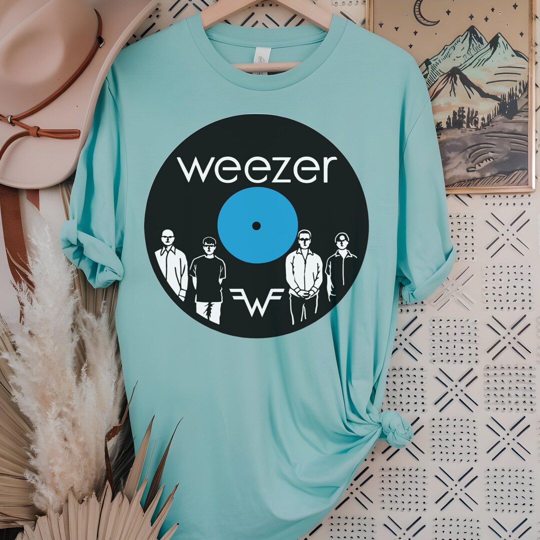 Weezer Shirt Vinyl Weezer Band Fan Gift Weezer Concert Merch Comfort ...