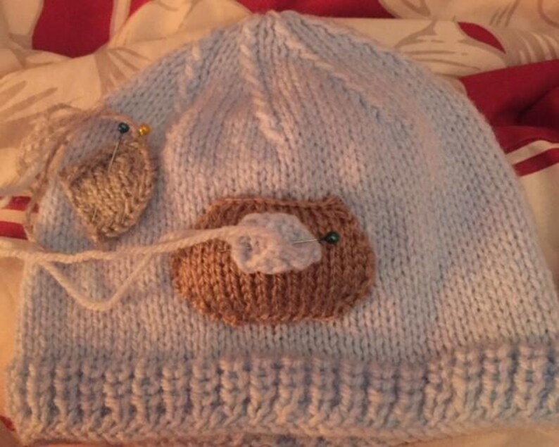 Baby Knitting Patterns - 'bluey' Hat and Mittens Sizes Newborn/0-3/3 ...