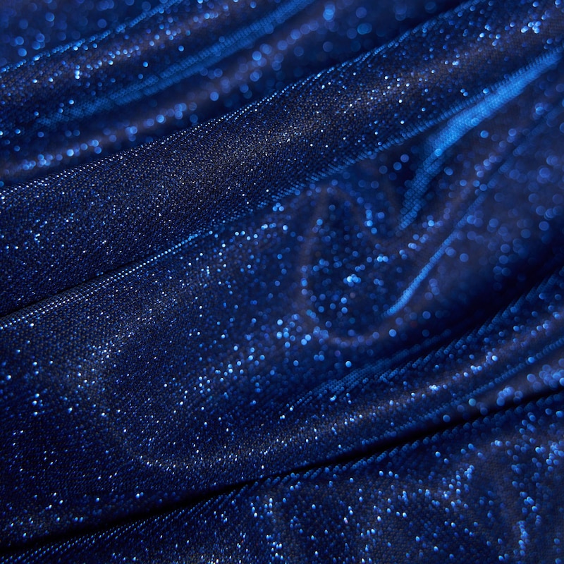 Blue Lurex Fabric - Etsy