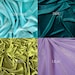 Jade Velvet Fabric by the Yard, Soft Plush Luxury Material for Dresses ...